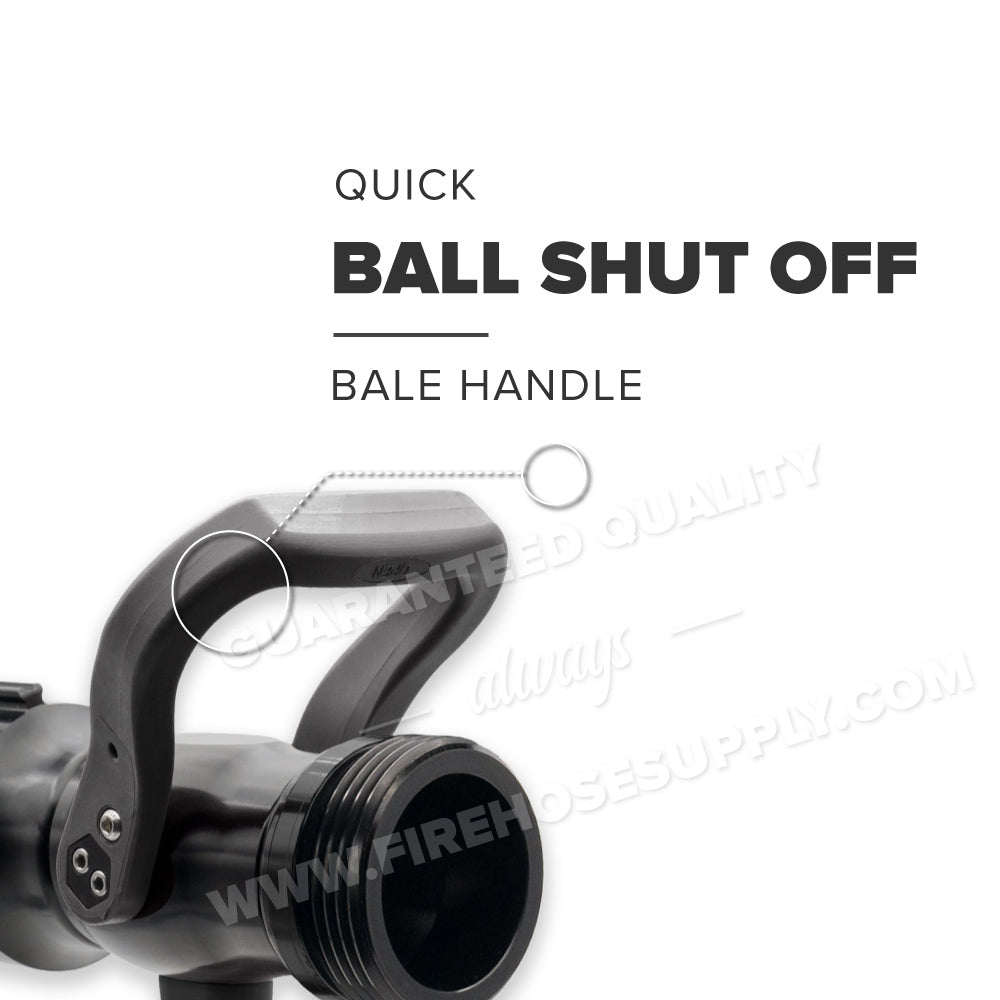 2-1/2" Pistol Grip Ball Shut Off Valve – FireHoseSupply.com