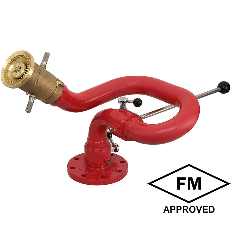 2-1/2" Industrial Fire Monitor 1250 GPM Low Profile – FireHoseSupply.com