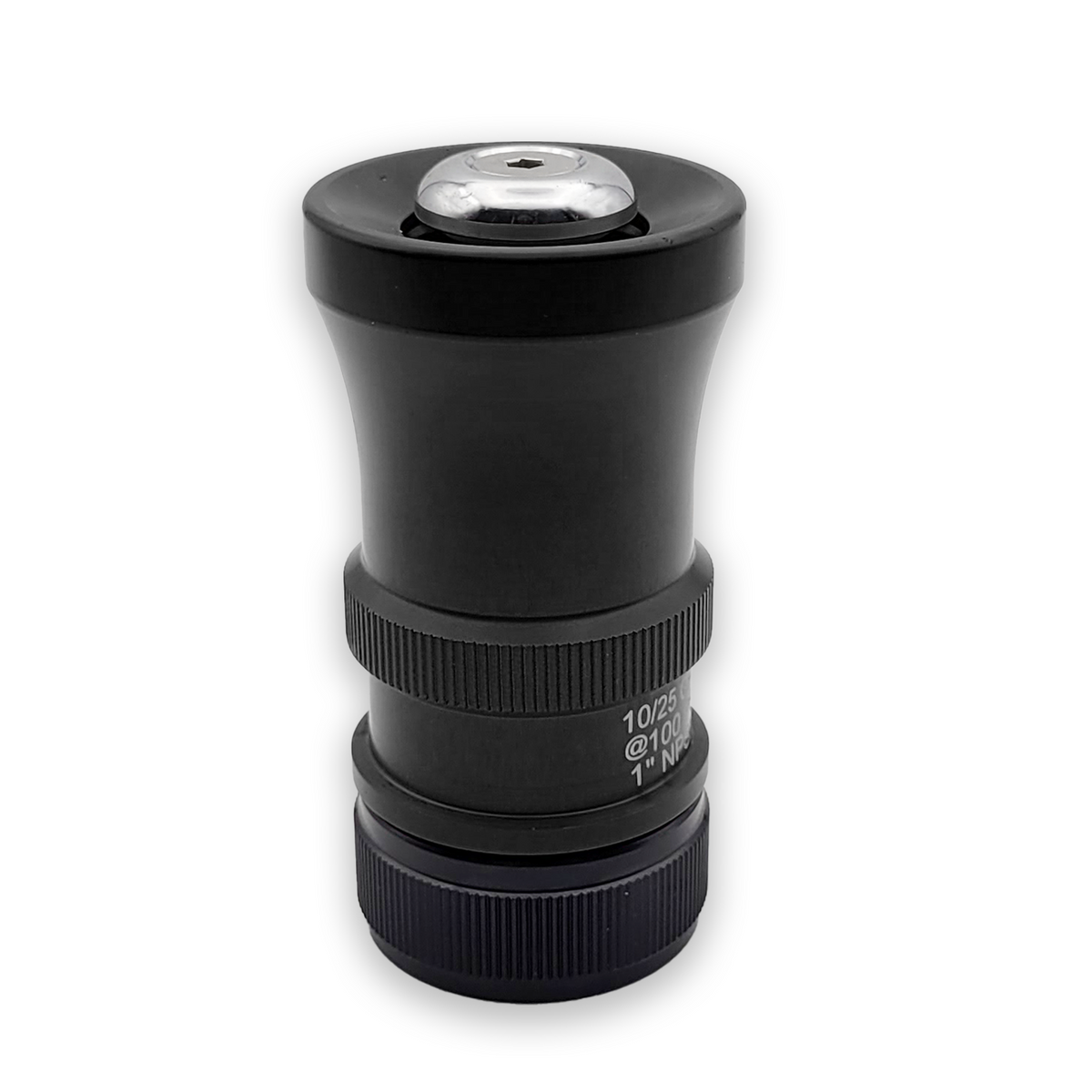 1" Aluminum Fire Hose Nozzle 30 GPM Black – FireHoseSupply.com