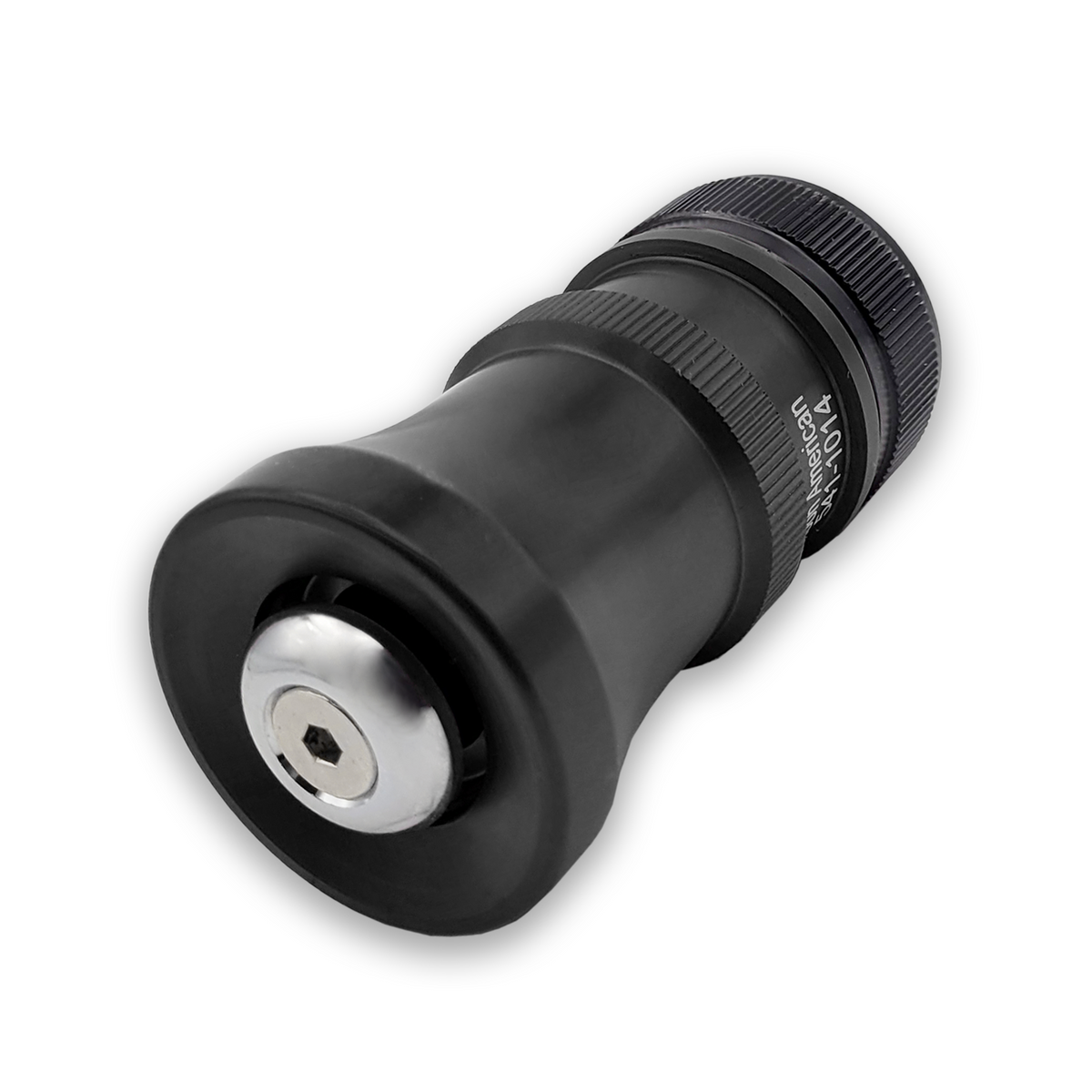 1" Aluminum Fire Hose Nozzle 30 GPM Black – FireHoseSupply.com