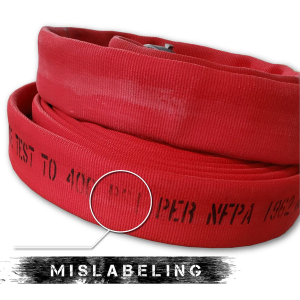 1.5" Double Jacket Fire Hose 50-100 Feet Red – FireHoseSupply.com