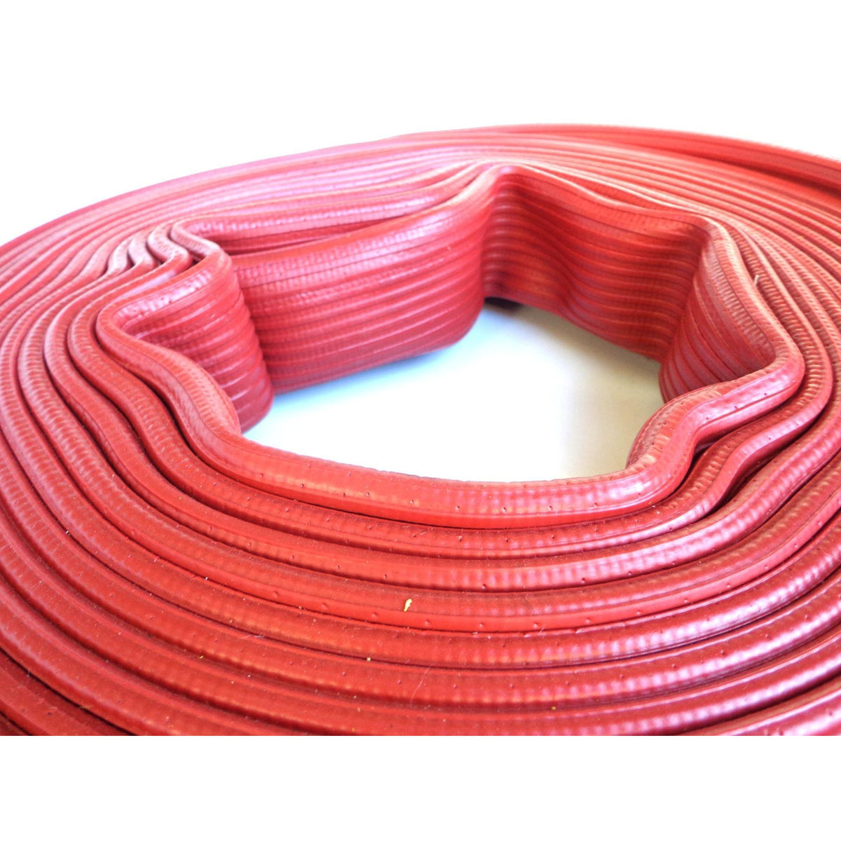 1.5" Red Rubber Scrap Hose – FireHoseSupply.com