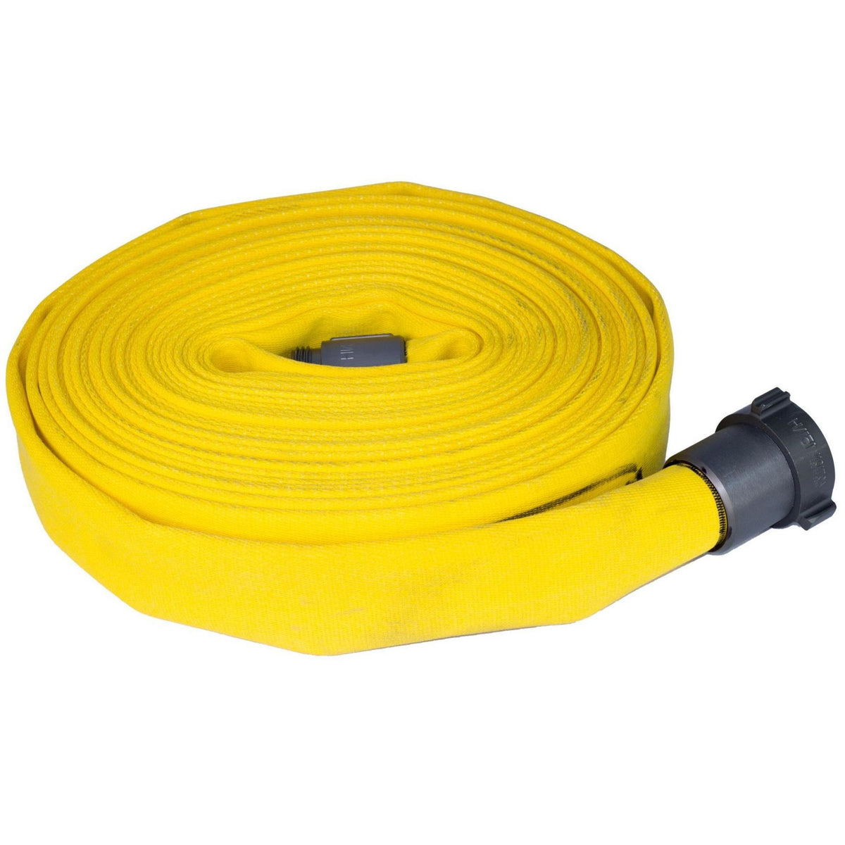 1 1/2" Single Jacket Wildland & Forestry Hose Yellow – FireHoseSupply.com