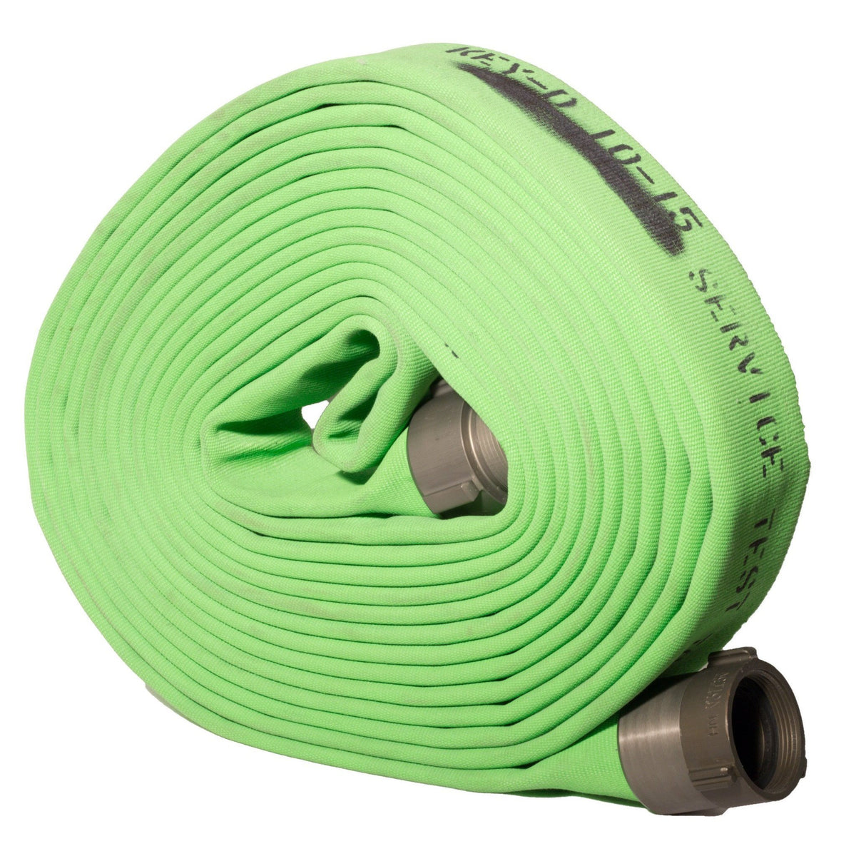 2.5” Double Jacket Green Fire Hose – FireHoseSupply.com
