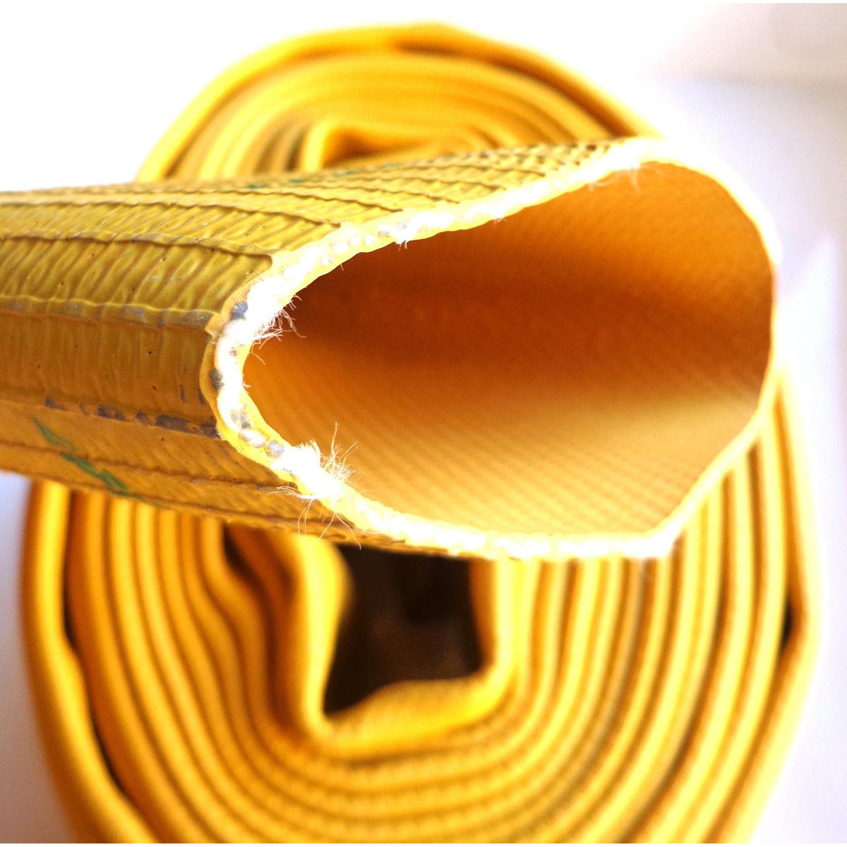 5" Yellow Rubber Scrap Hose – FireHoseSupply.com