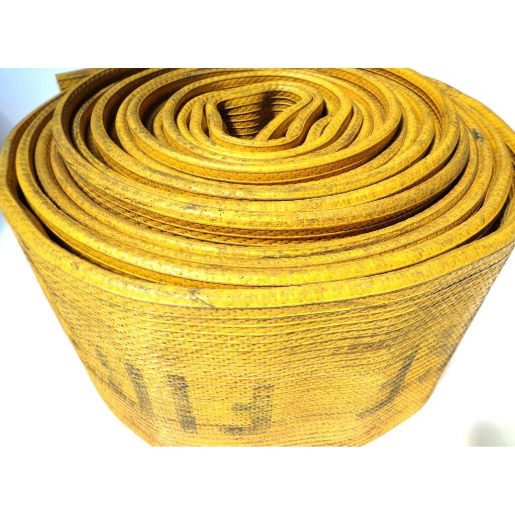 Rubber 5" Yellow Double Jacket Scrap Fire Hose | FireHoseSupply.com