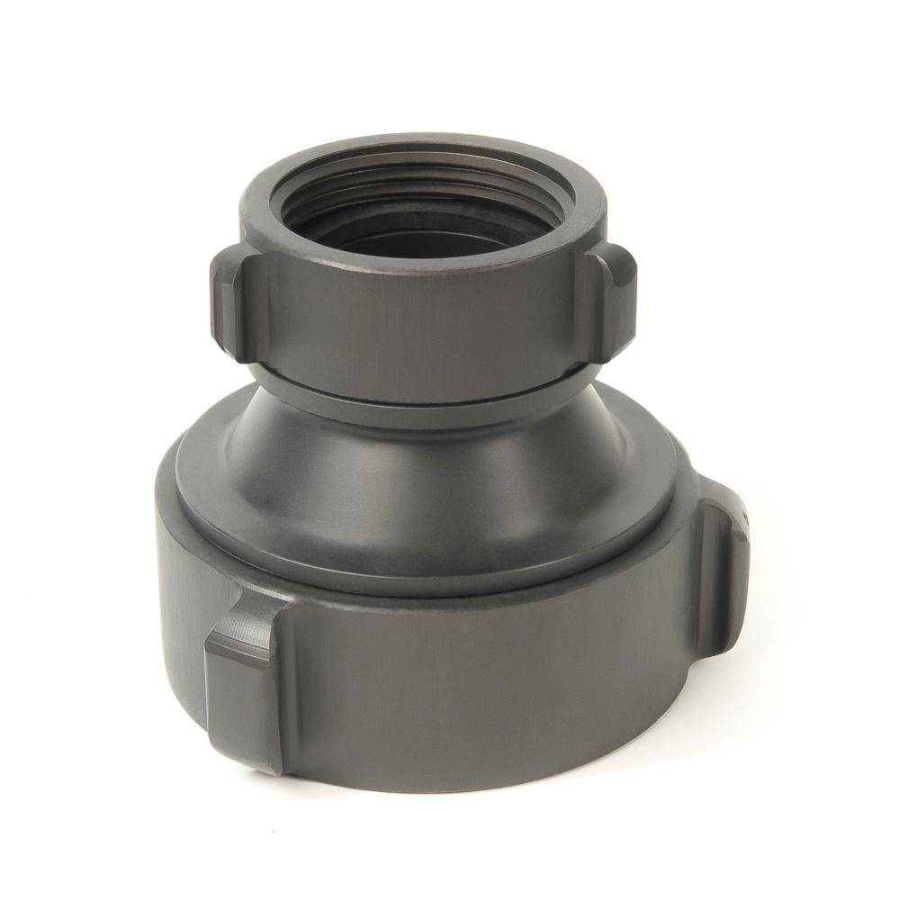 2" NH (NST) Female x 2.5" NH (NST) Female Adapter Aluminum ...