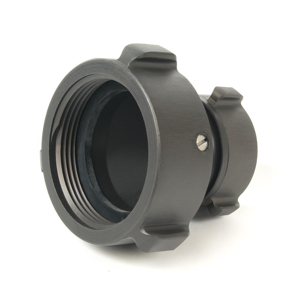 2" NH (NST) Female x 2.5" NH (NST) Female Adapter Aluminum ...