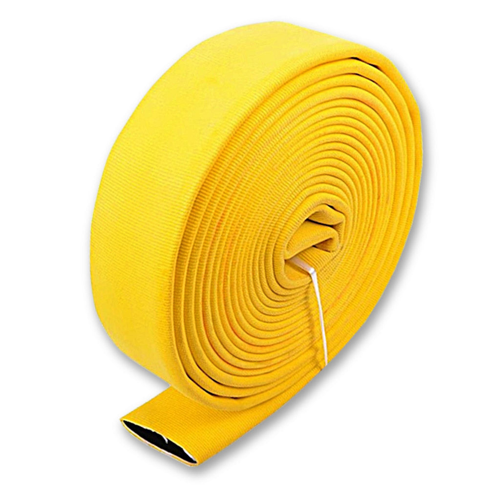 3" Inch Uncoupled Double Jacket Fire Hose (No Connectors) Yellow ...