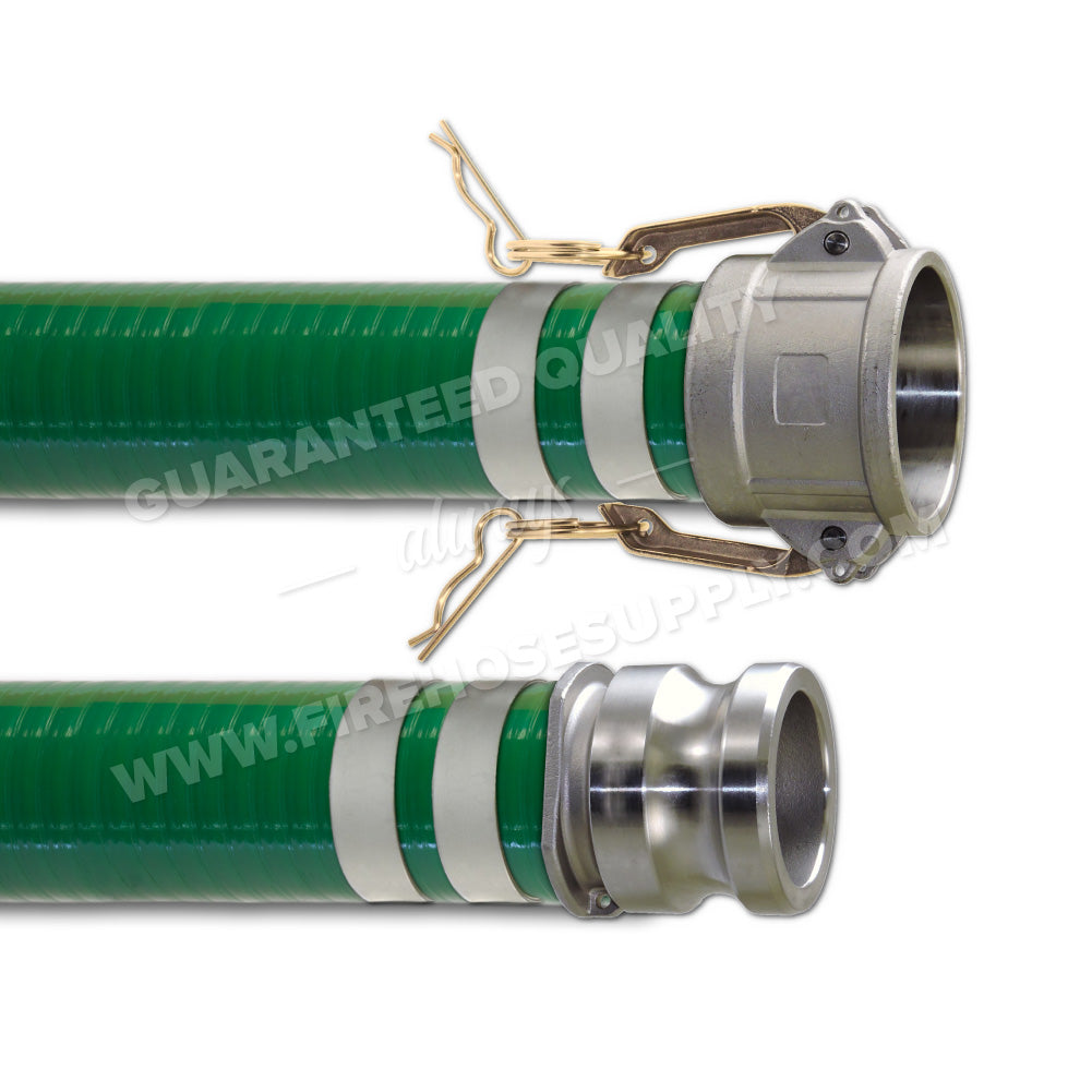 4" Inch Suction Hose Camlock Female x Camlock Male – FireHoseSupply.com