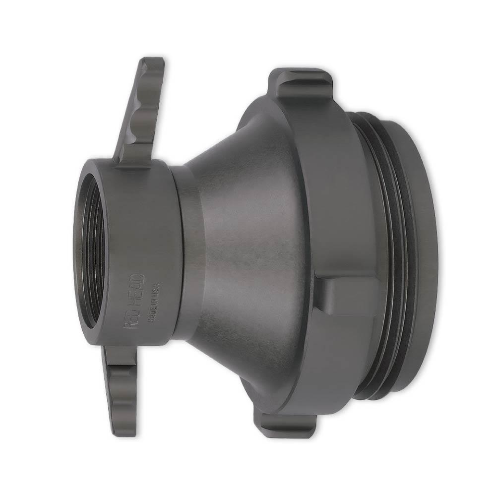 4" NH (NST) Female Long Handle x 4" NH (NST) Male Adapter Aluminum ...