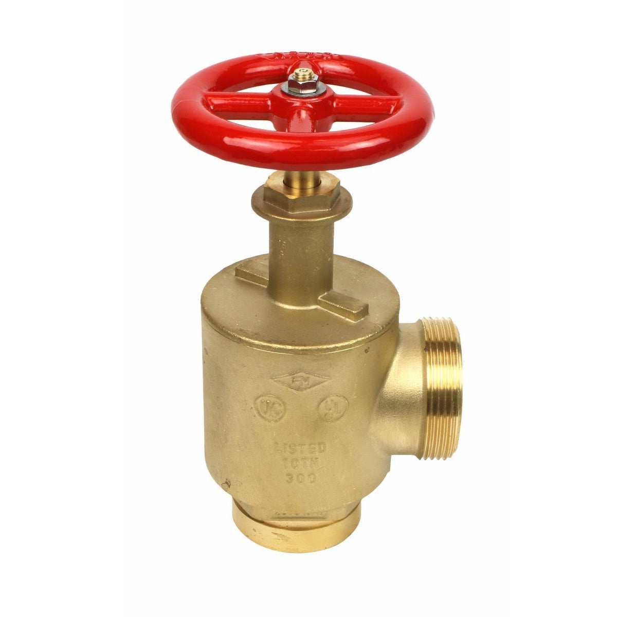 Fire Angle Valve 2-1/2" NPT Female x 2-1/2" NH-NST Male ...