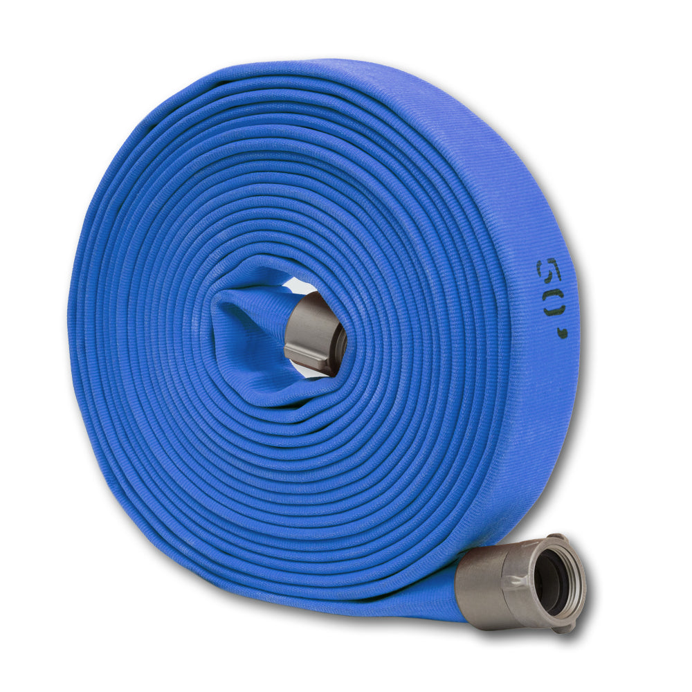 1.5” Double Jacket Blue Fire Hose (Factory Blemished) – FireHoseSupply.com