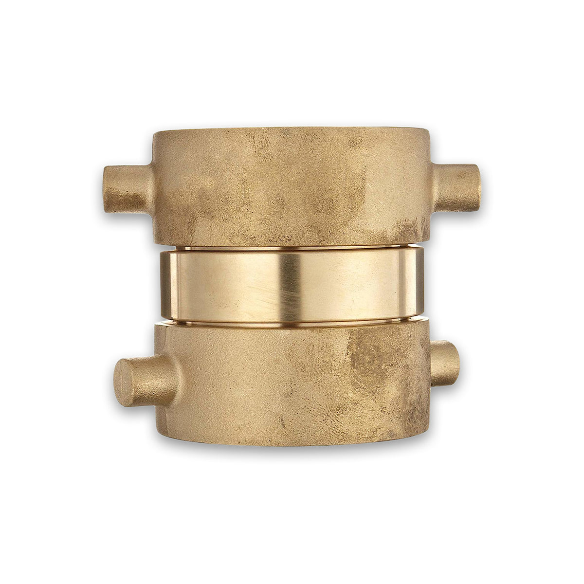Fire Hydrant Hose Adapter Swivel (Female x Female) Brass Pin Lug ...