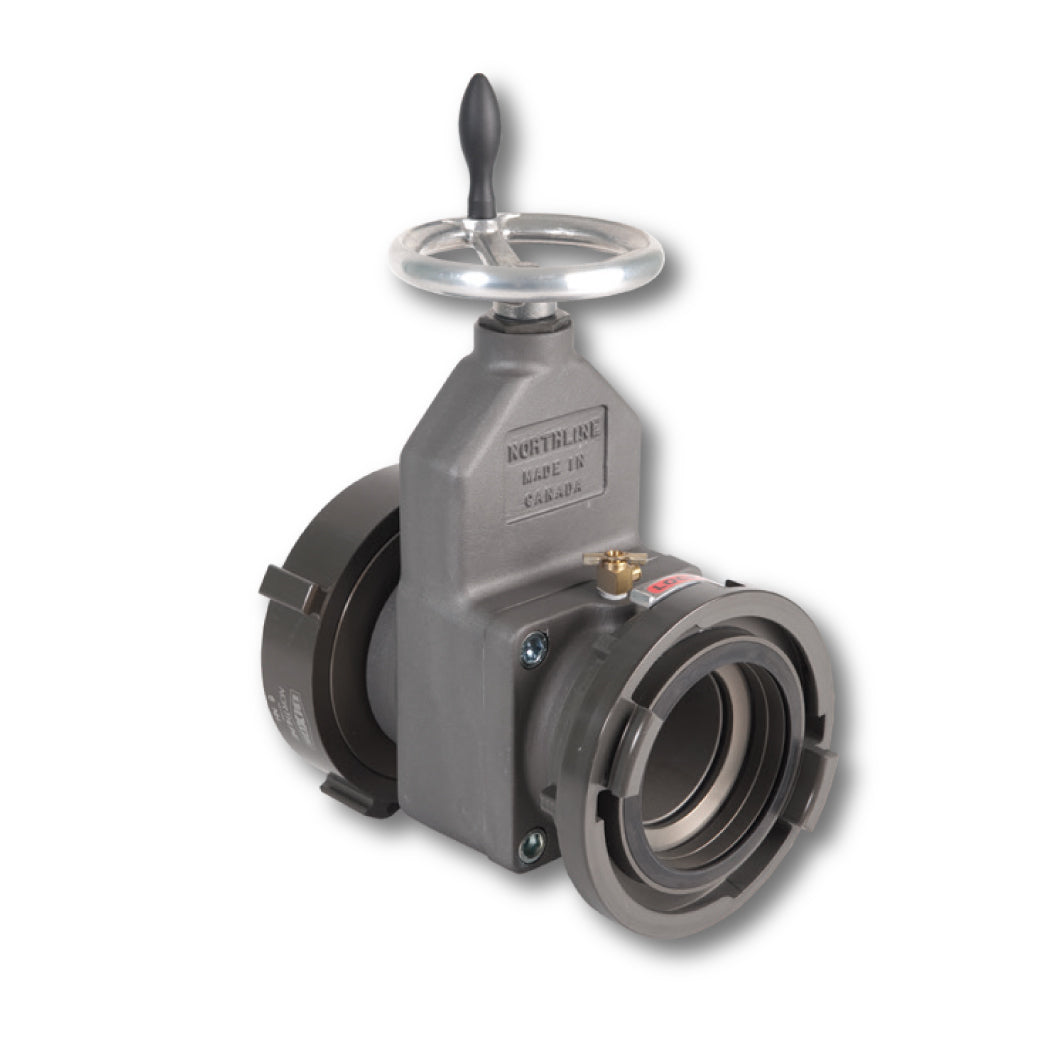 Storz x Female Swivel Gate Valve Aluminum – FireHoseSupply.com