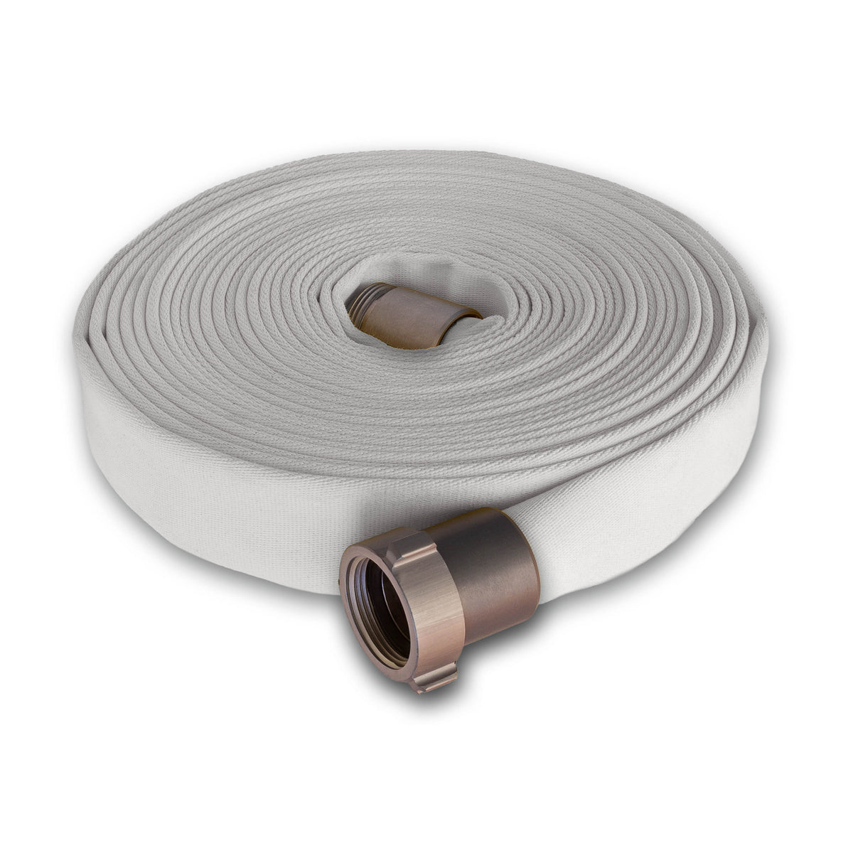 1-1/2" Inch Forestry Fire Hose (Type I) White – FireHoseSupply.com