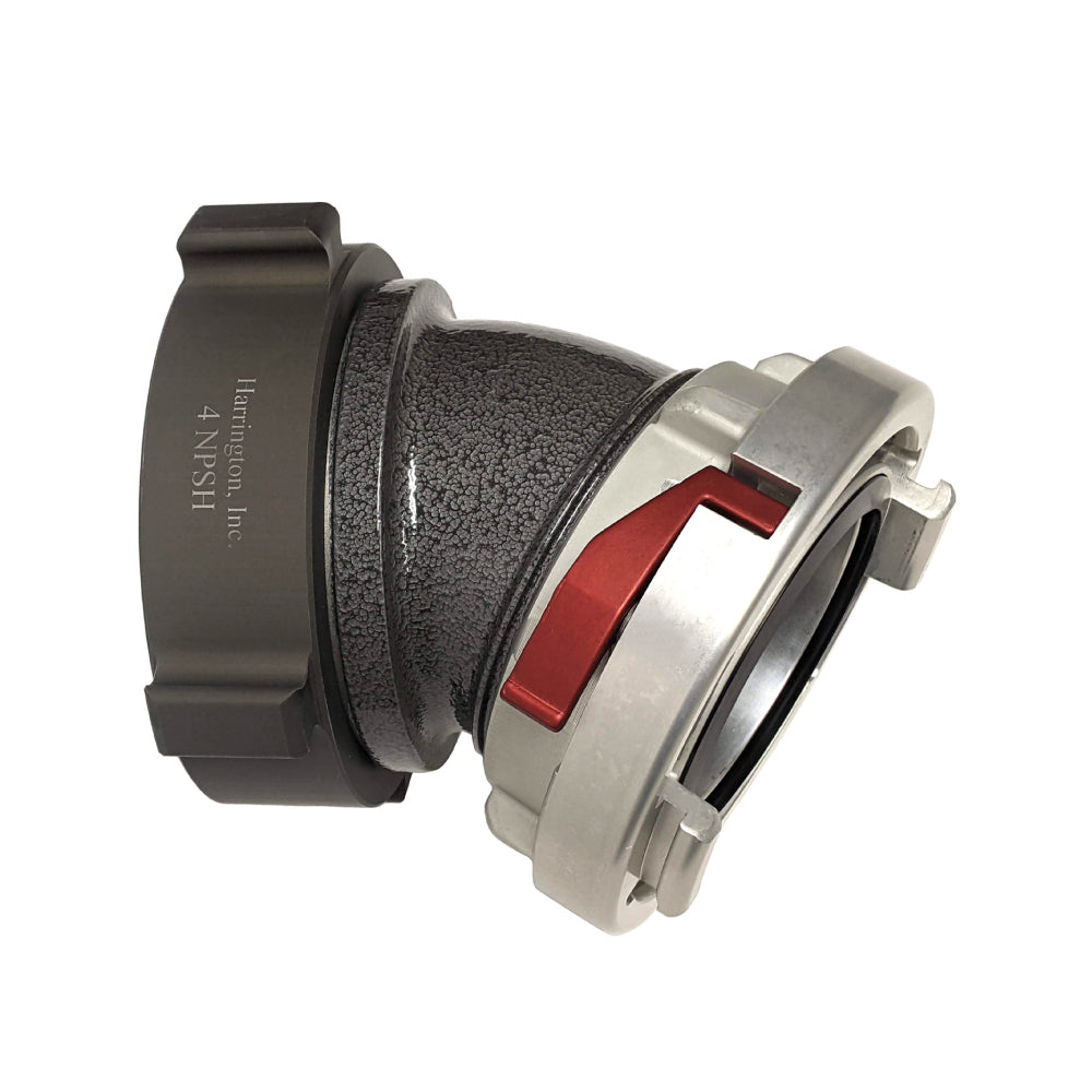 30 Degree Elbow Storz x Threaded Female Aluminum – FireHoseSupply.com