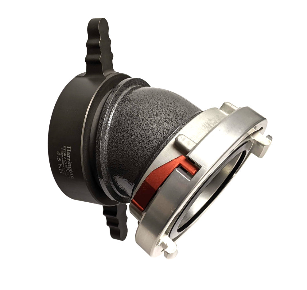 30 Degree Elbow Storz x Female LH Aluminum – FireHoseSupply.com