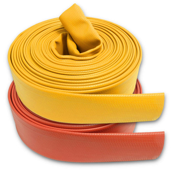 2-1/2" Inch Rubber Fire Hose LDH | FireHoseSupply.com